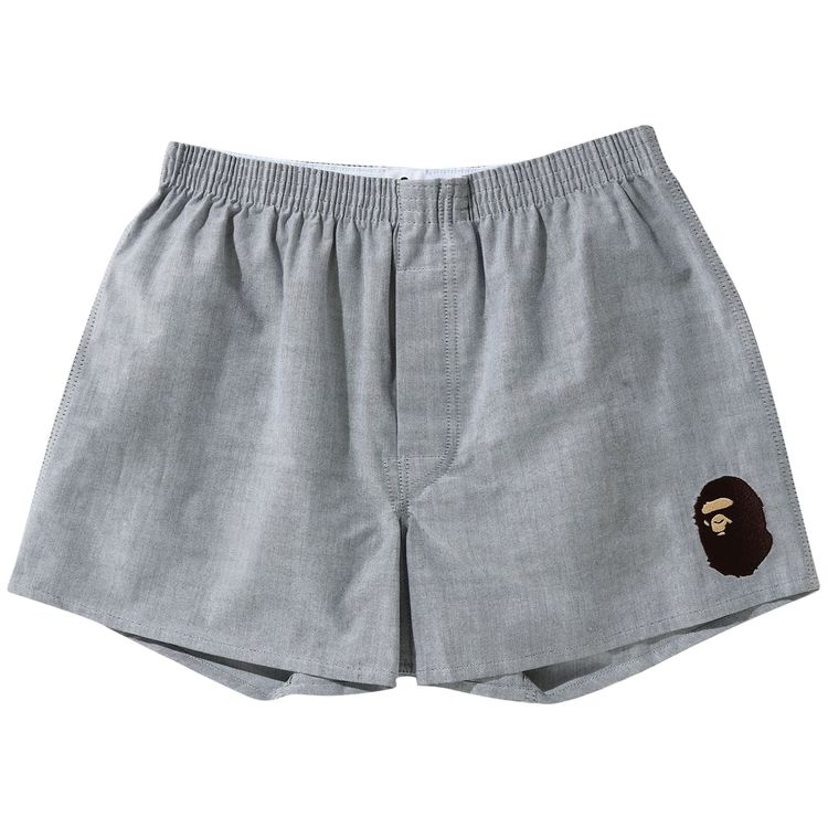 Buy BAPE Oxford Boxers 'Black' - 1G70 183 003 BLACK | GOAT