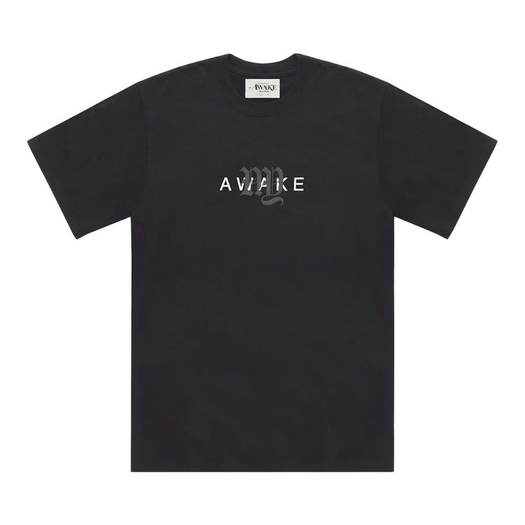 Buy Awake NY College Logo Tee 'Black' - AWK FW21 TS005 BLAC | GOAT