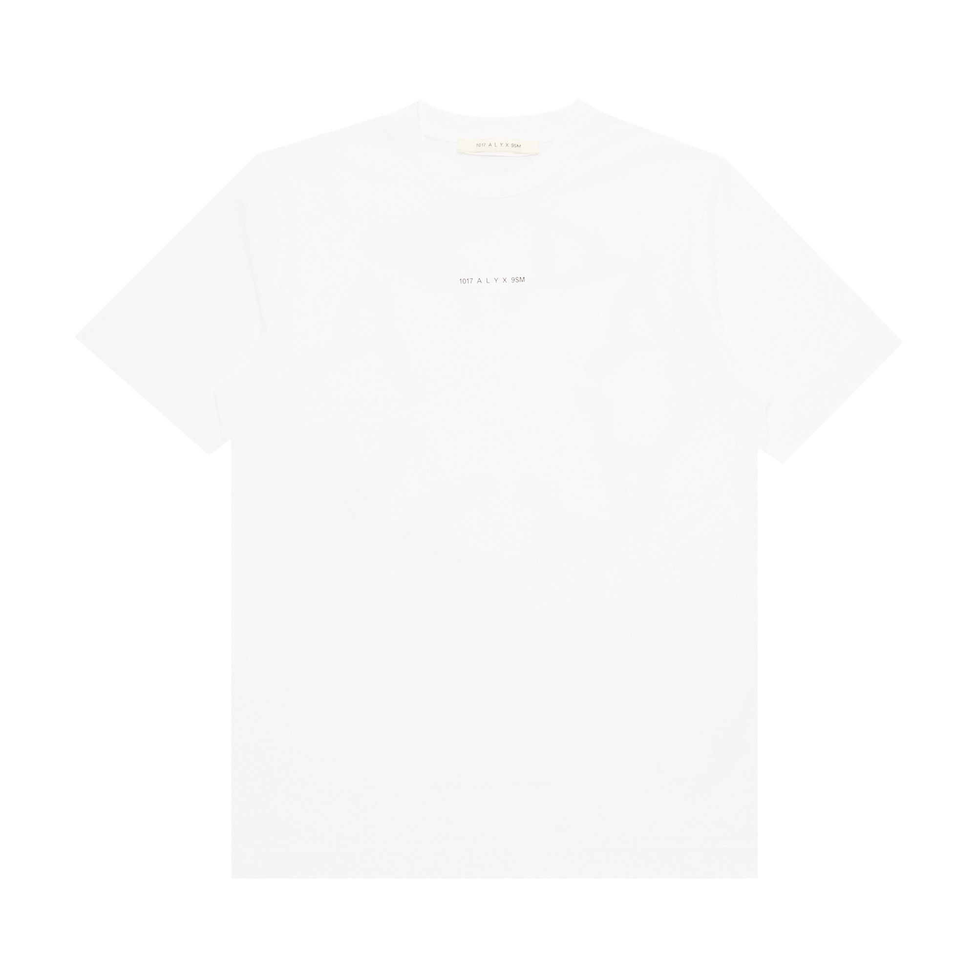 Buy 1017 ALYX 9SM Melt Circle Logo Short-Sleeve Tee 'White Buy 1017 ALYX 9SM Melt Circle Logo Short-Sleeve Tee 'White