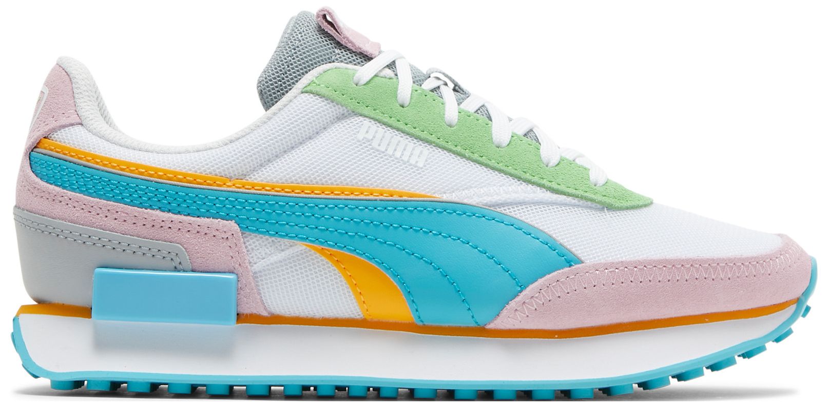 Buy Puma Wmns Future Rider 'Double - White Pink Lady' - 382281 01 | GOAT