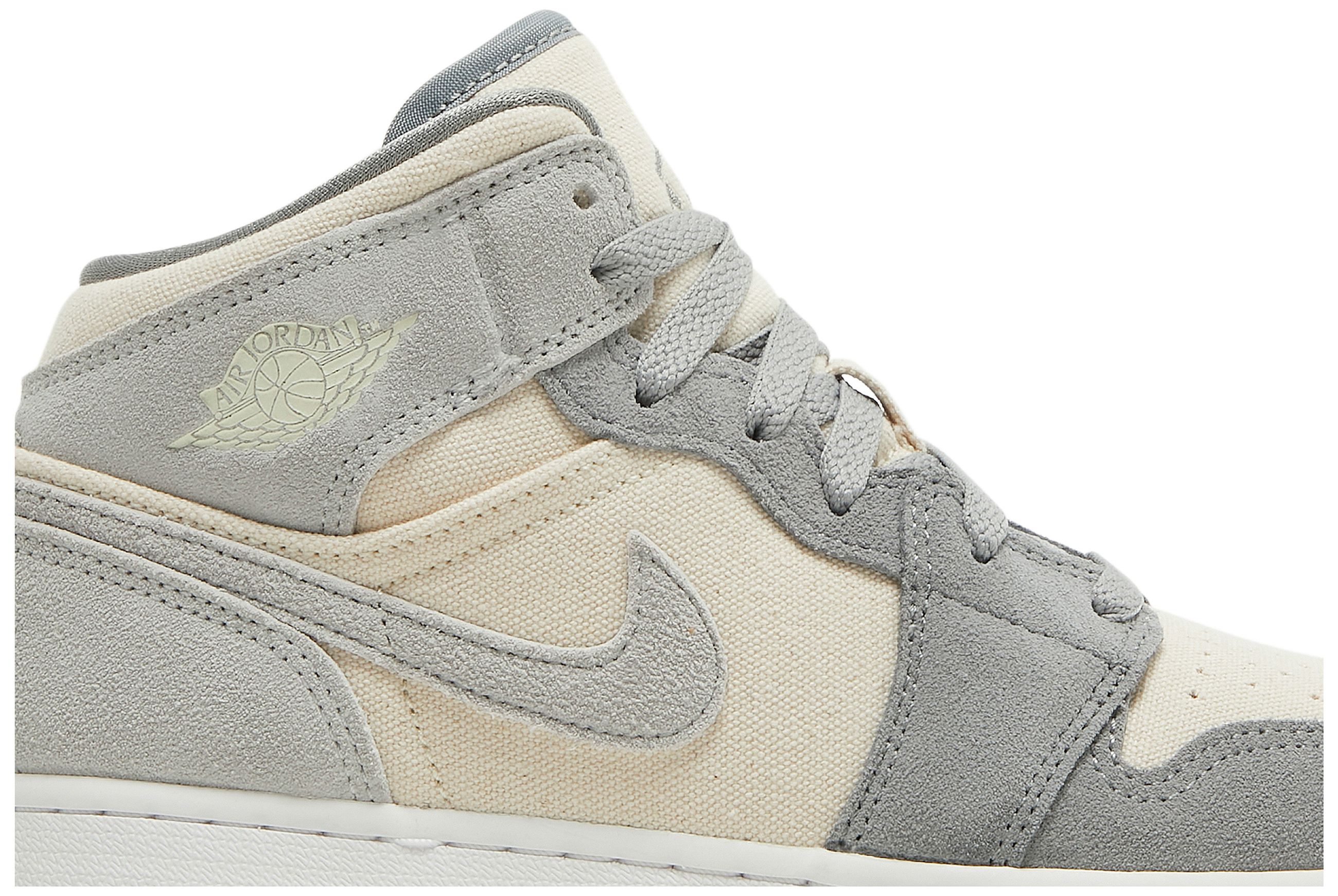Buy Air Jordan 1 Mid SE GS 'Coconut Milk Particle Grey' - DN4346 100 | GOAT