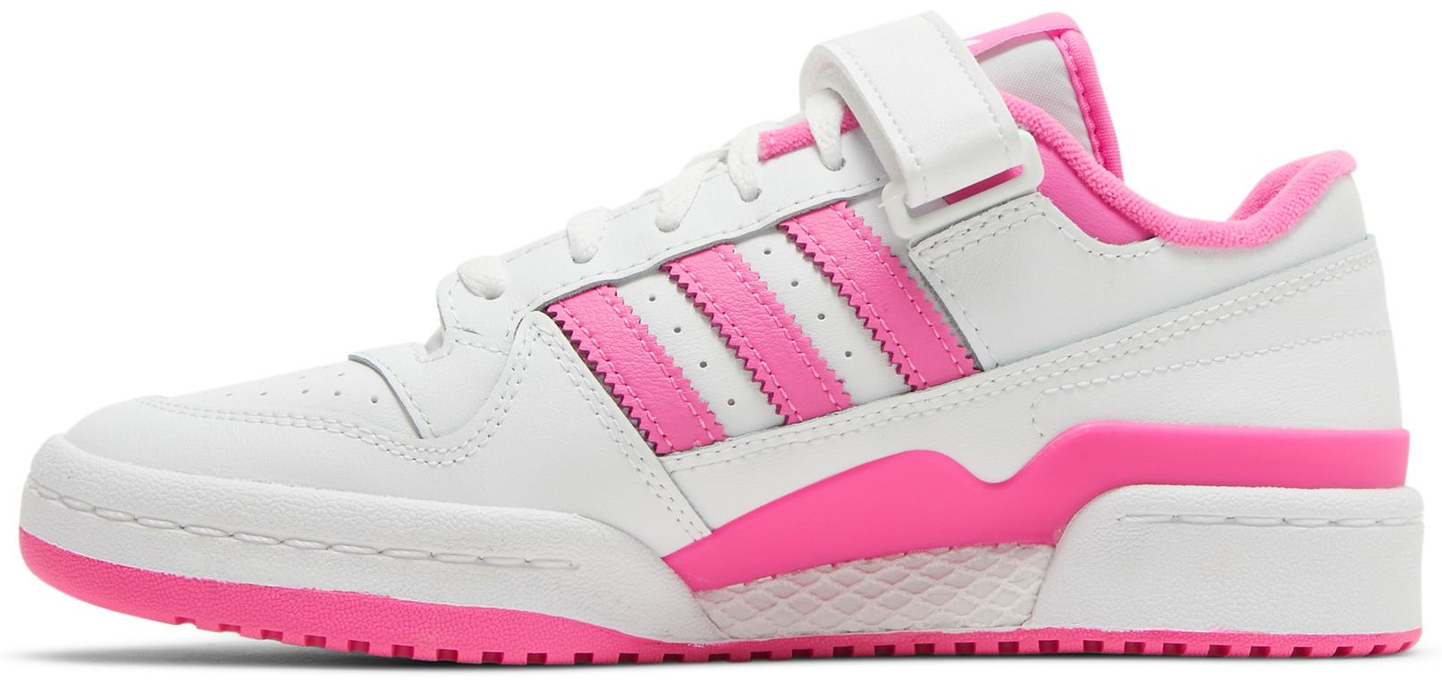 Buy Adidas Forum Low J 'White Screaming Pink' - FY7967 | GOAT