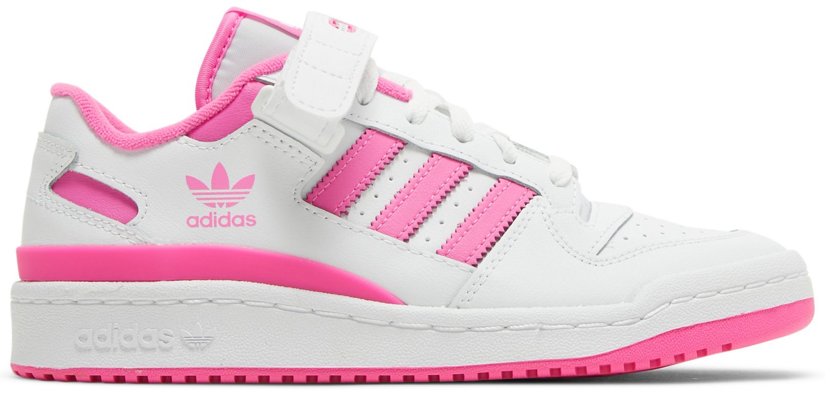 Buy Adidas Forum Low J 'White Screaming Pink' - FY7967 | GOAT