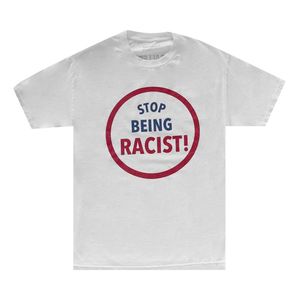 Buy Gallery Dept. Stop Being Racist Tee 'White' - SBR 1030 WHIT | GOAT