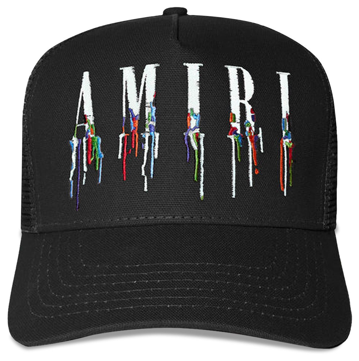 Buy Amiri Paint Drip Core Logo Trucker 'Black' - PS22MAH027 001 BLAC | GOAT