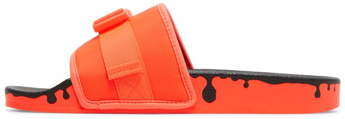 Buy Wmns Pouchylette Slides 'Paint Drip - Solar Red' - GY1009 | GOAT