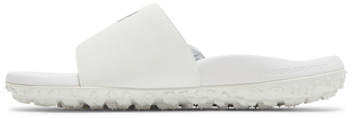 Buy Under Armour Project Rock Slides 'White' - 3023762 101 | GOAT