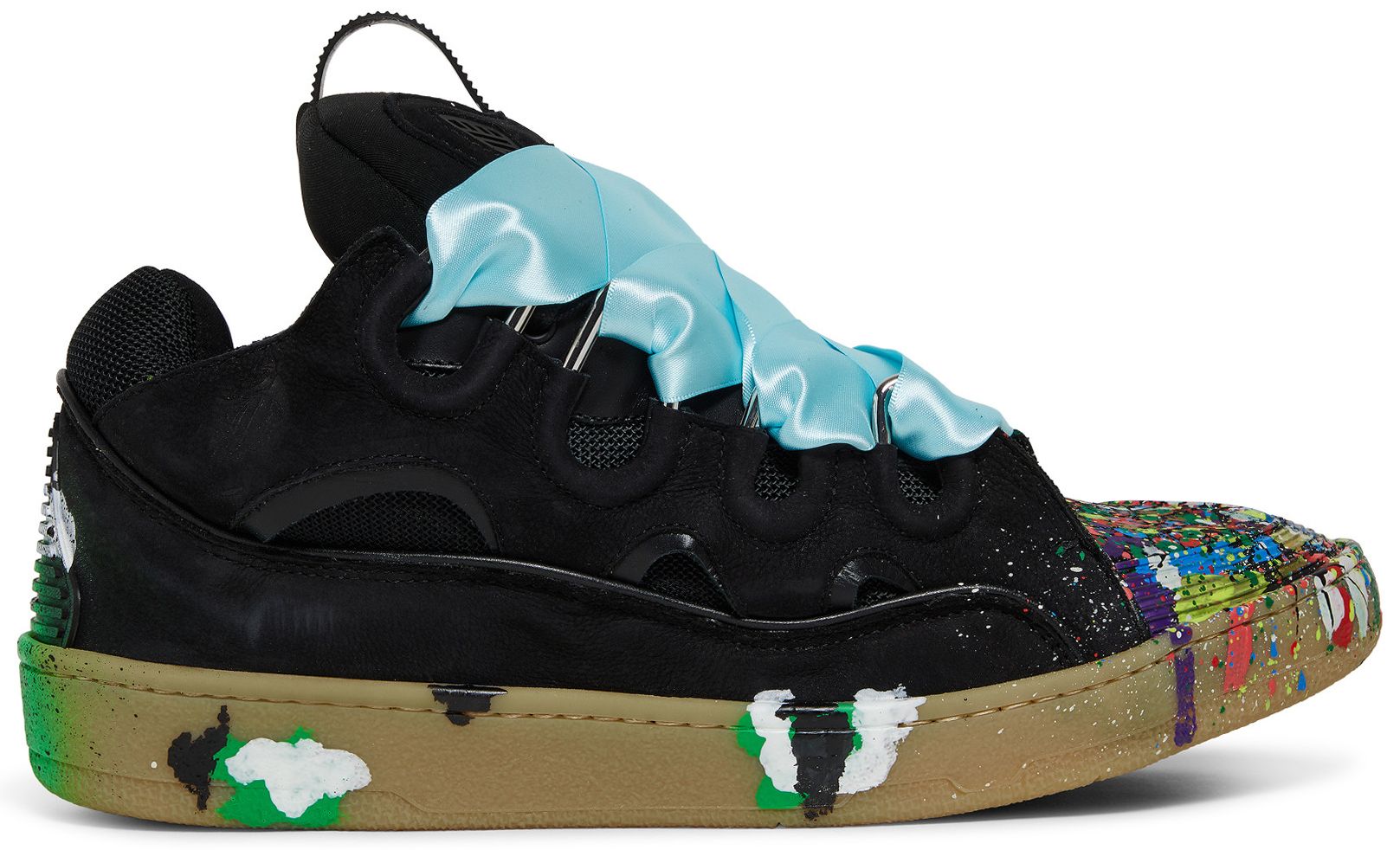 Buy Gallery Dept. x Lanvin Curb Sneakers 'Paint Drip - Black' - FM ...