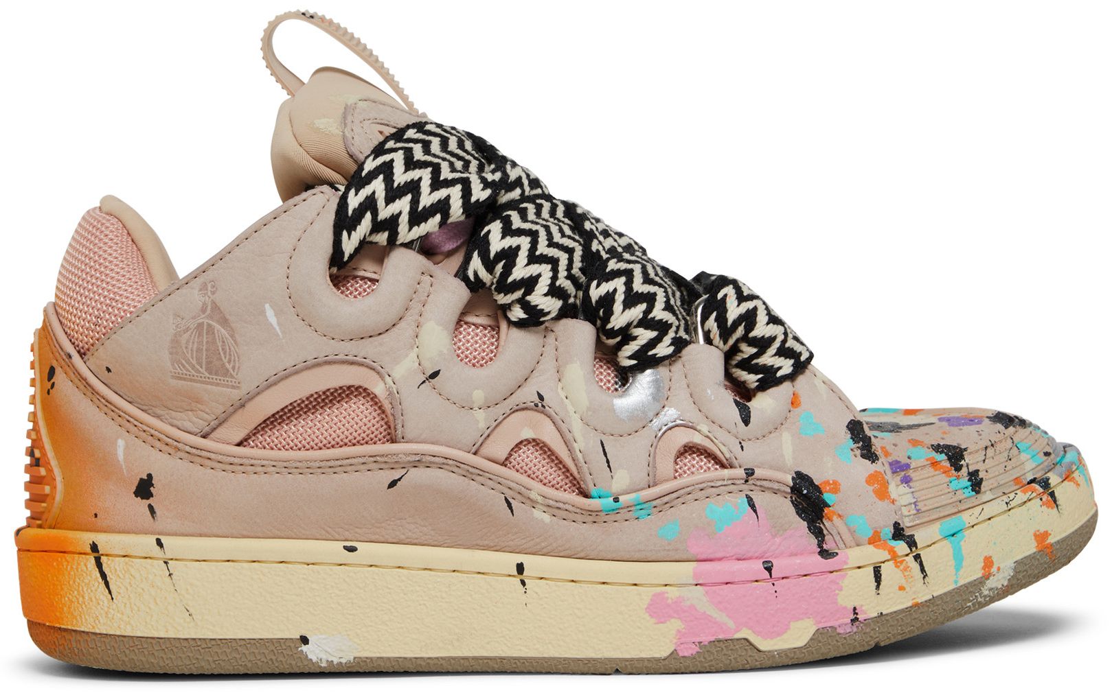 Buy Gallery Dept. x Lanvin Wmns Curb Light Sneakers 'Paint Drip - Pale ...