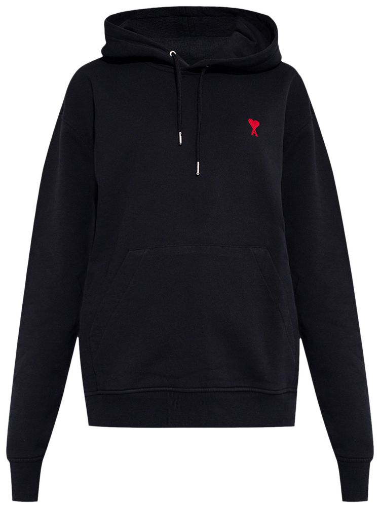 Buy Ami Hoodie 'Black' - BFUSW200 730 001 | GOAT