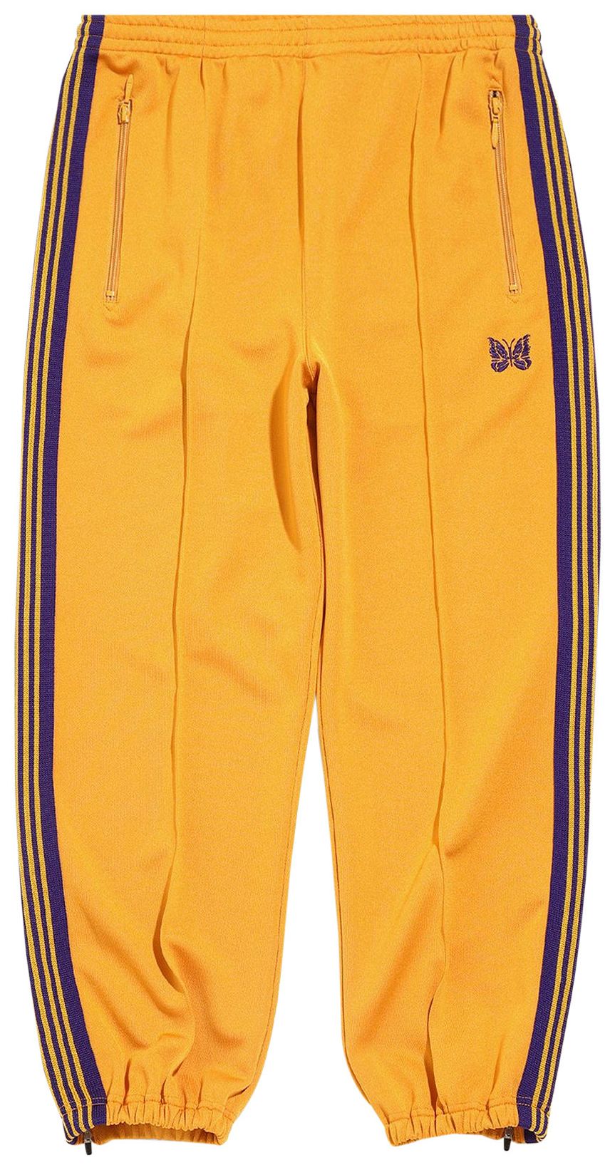 Buy Needles Zipped Track Pant 'Yellow Gold' - KP223 YELL | GOAT