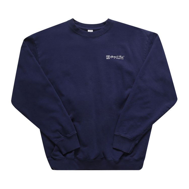 Buy Sporty & Rich Fitness Club Crew 'Navy/White' - SRCC FW21 CRW FC ...