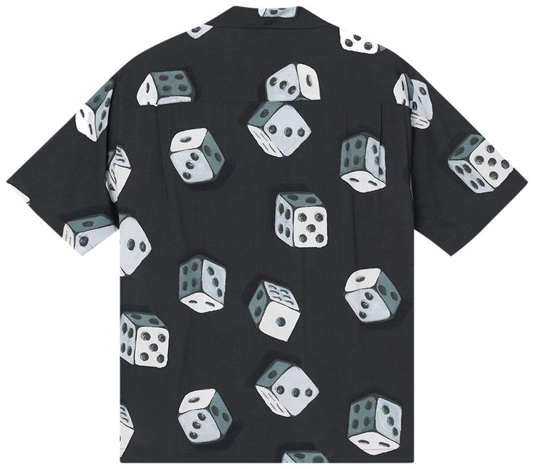 Buy Stussy Dice Pattern Shirt 'Black' - 1110215 BLAC | GOAT