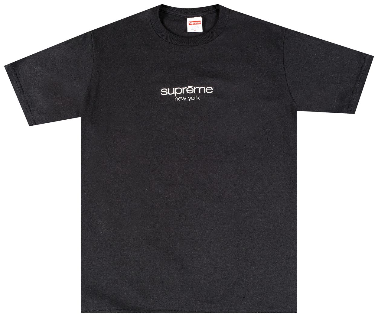 Buy Supreme Classic Logo Tee 'Black' - SS22T52 BLACK | GOAT