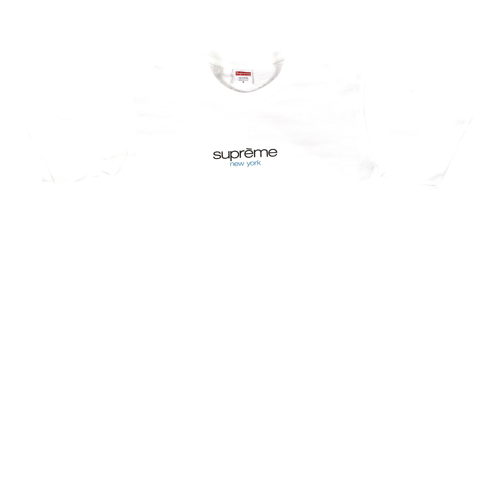 Buy Supreme Classic Logo Tee 'White' - SS22T52 WHITE | GOAT
