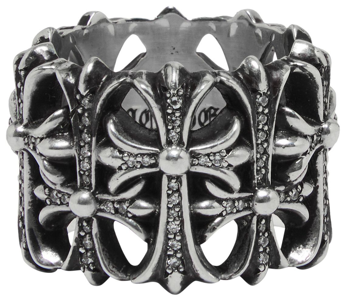 Buy Chrome Hearts Cemetery Ring 'Silver' - 1383 100000606CR SILV | GOAT