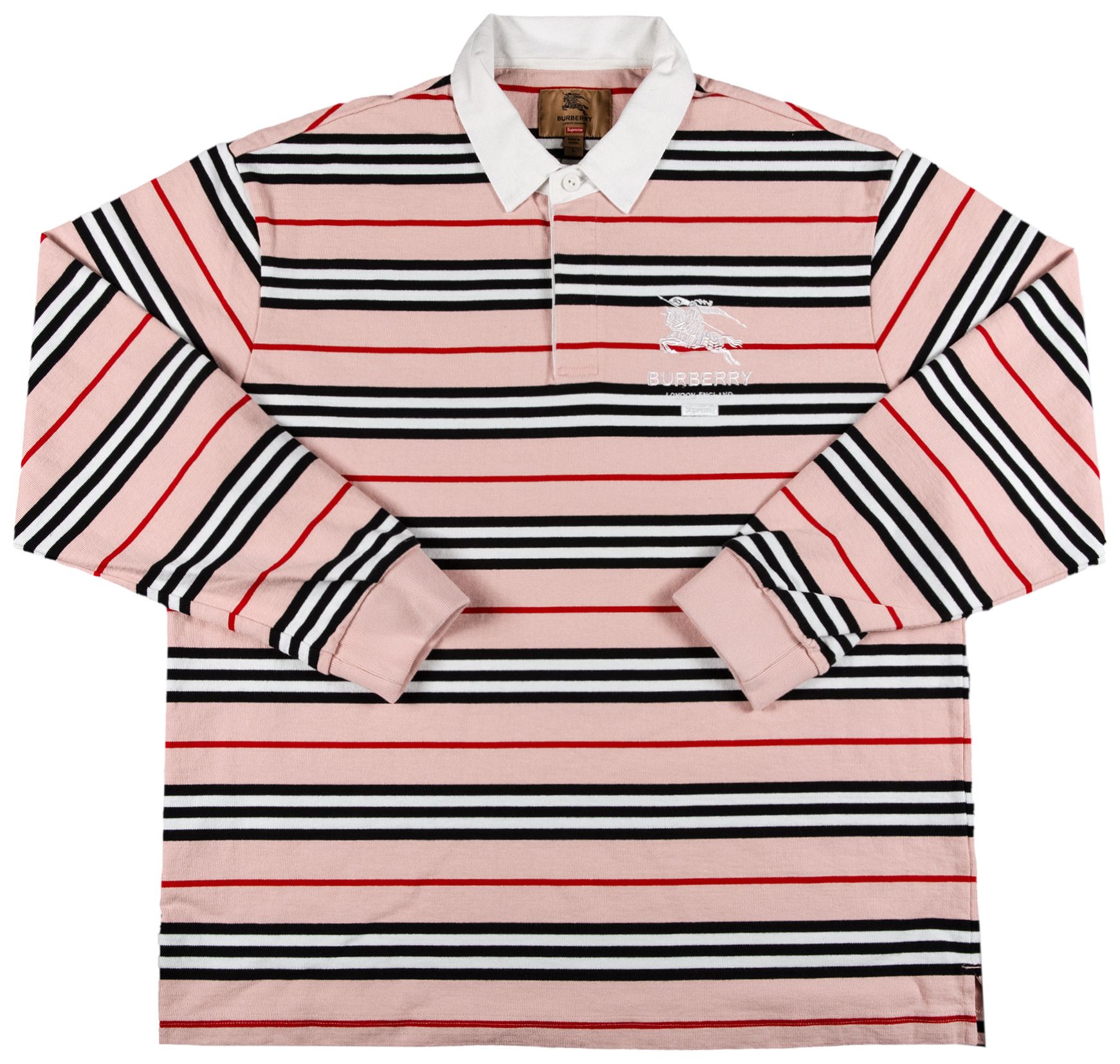 Buy Supreme x Burberry Rugby 'Pink' - SS22KN12 PINK | GOAT