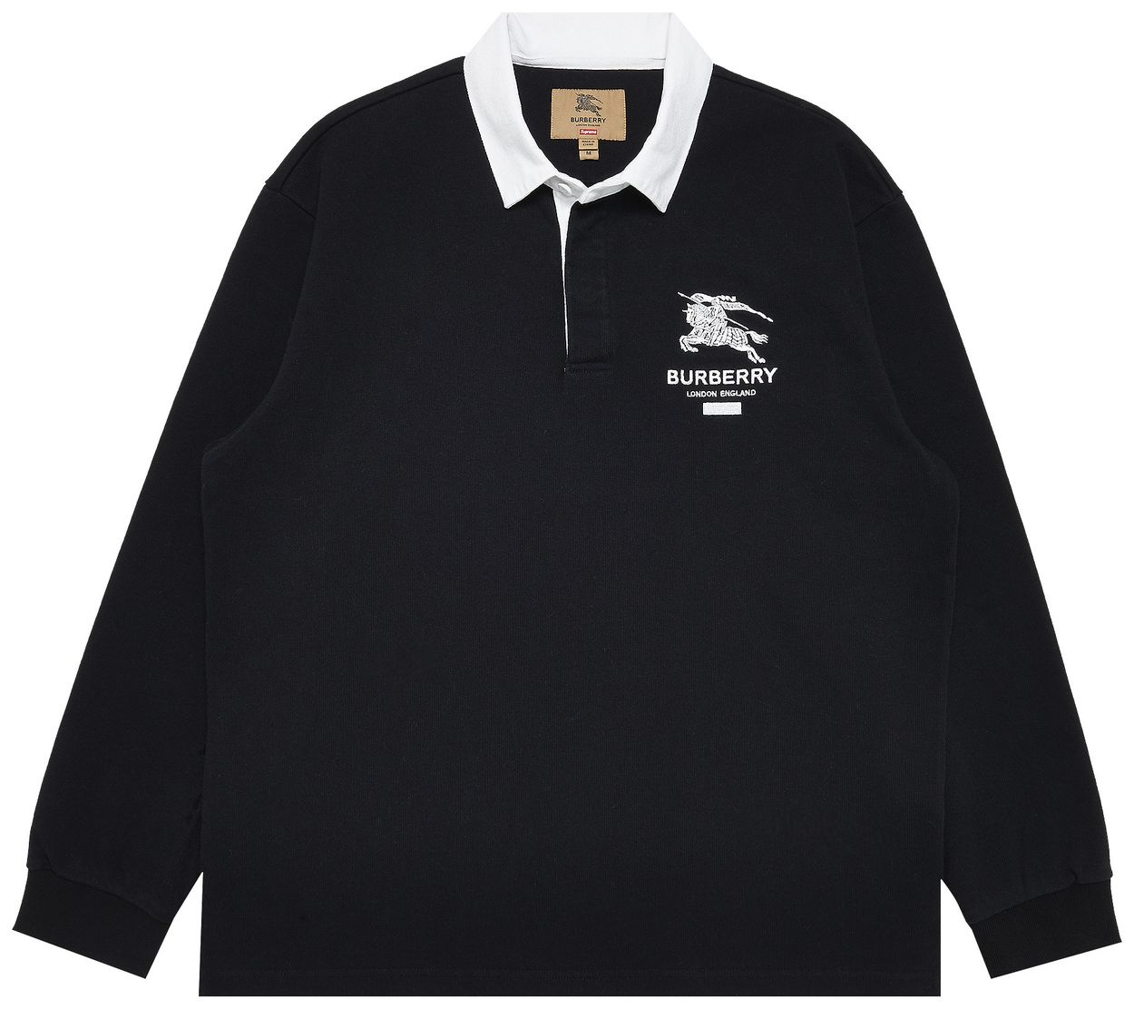 Buy Supreme x Burberry Rugby 'Black' - SS22KN12 BLACK | GOAT