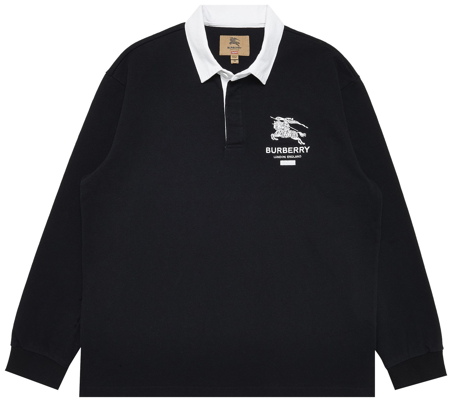 Buy Supreme x Burberry Rugby 'Black' - SS22KN12 BLACK | GOAT