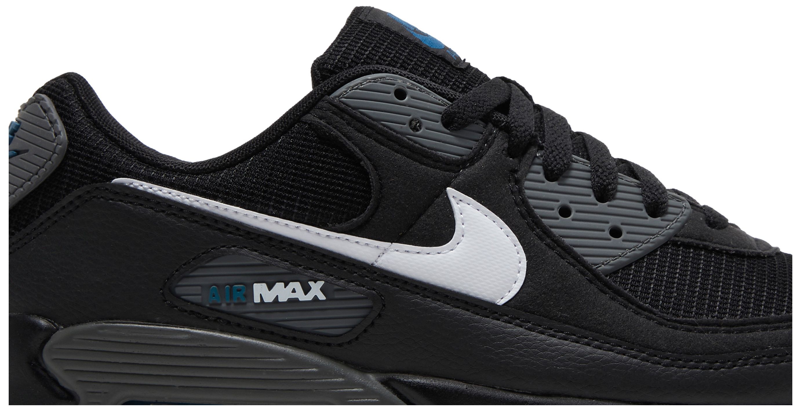Buy Nike Air Max 90 'Black Iron Grey Marina' - DR0145 002 | GOAT