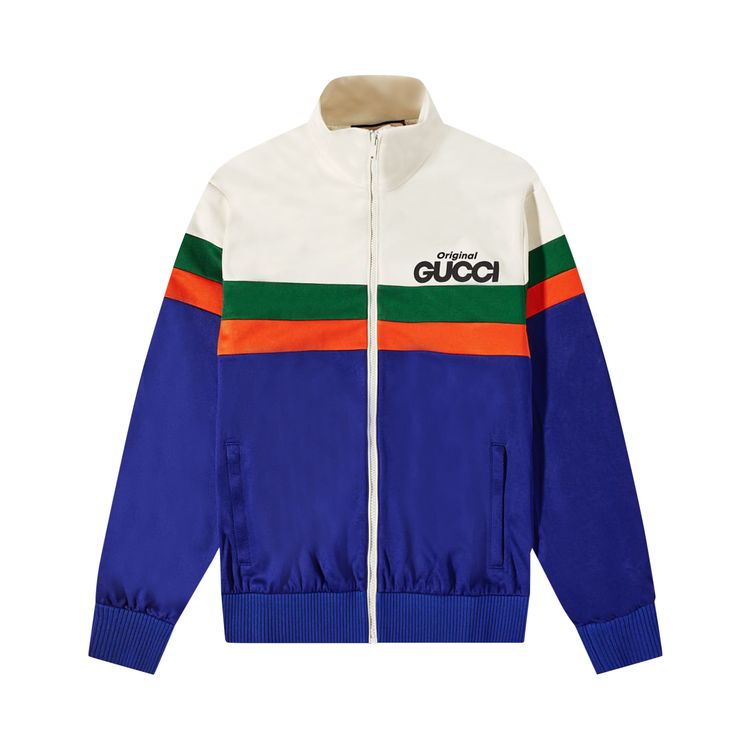 Buy Gucci Original Gucci Print Jersey Jacket 'Multicolor' - 673297 ...