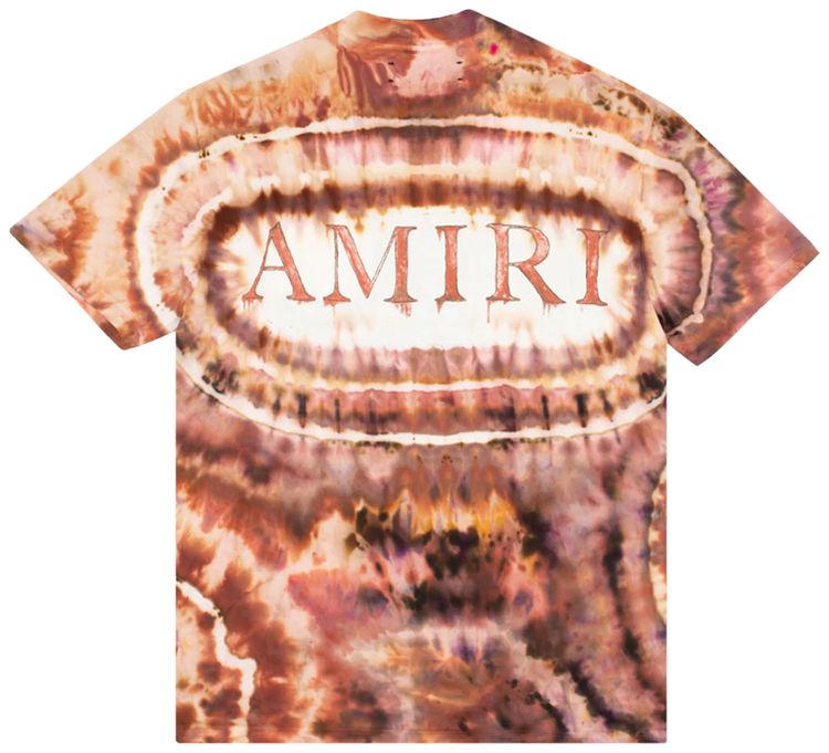Buy Amiri Tie Dye Watercolor MA Tee 'Brown' - SS22MJL003 210 BROW | GOAT UK