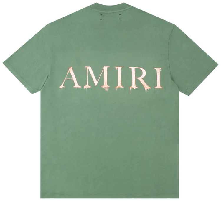 Buy Amiri Watercolor MA Tee 'Military Green' - SS22MJL007 301 MILI ...