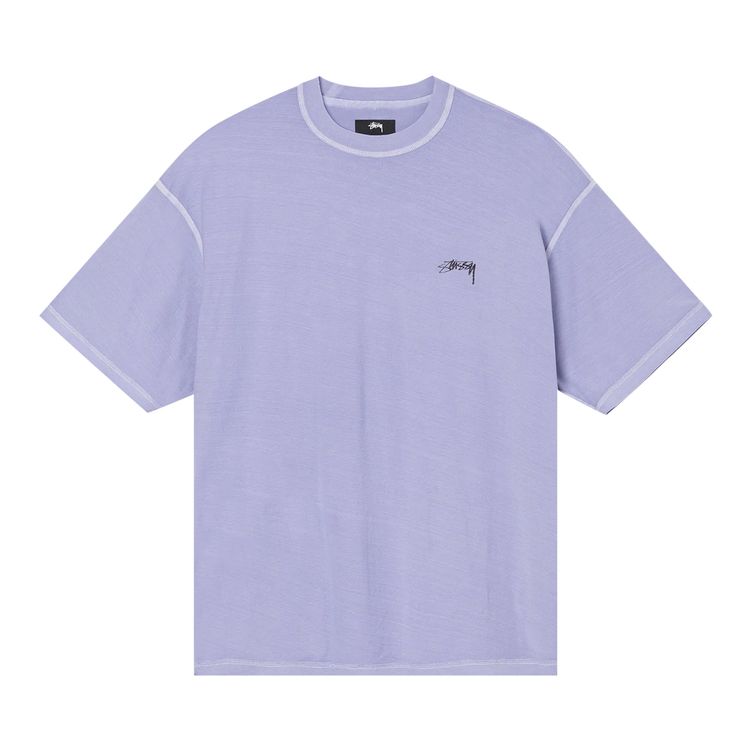 Buy Stussy Pigment Dyed Inside Out Crew 'Lavender' - 1140283 LAVE | GOAT