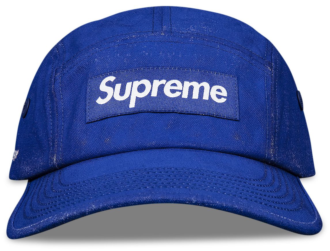 Buy Supreme Coated Cordura Camp Cap 'Royal' - SS22H79 ROYAL | GOAT
