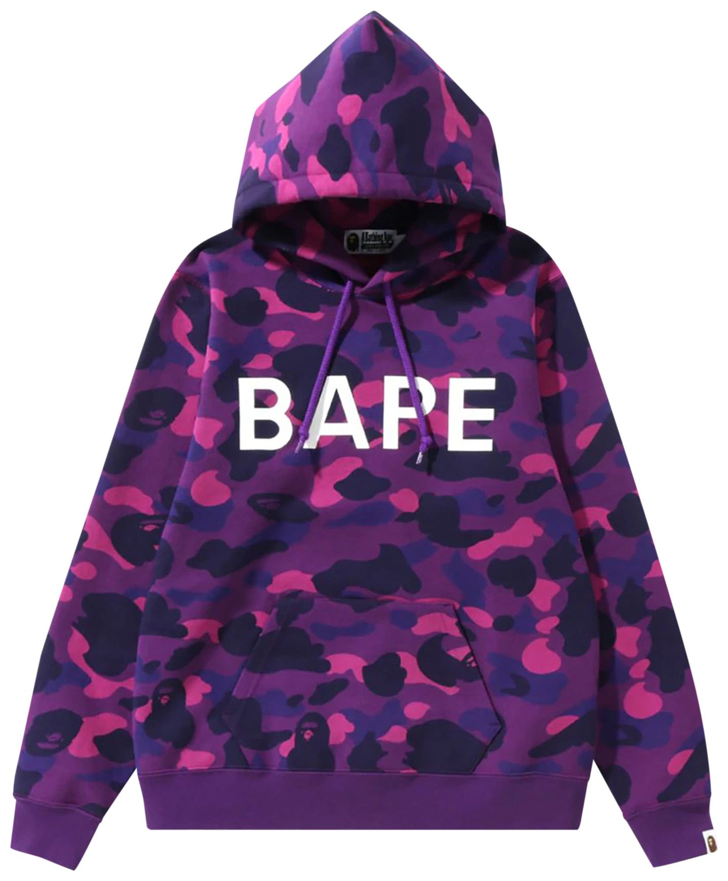 Buy BAPE Color Camo Pullover Hoodie 'Purple' - 1I30 214 007 PURPLE | GOAT