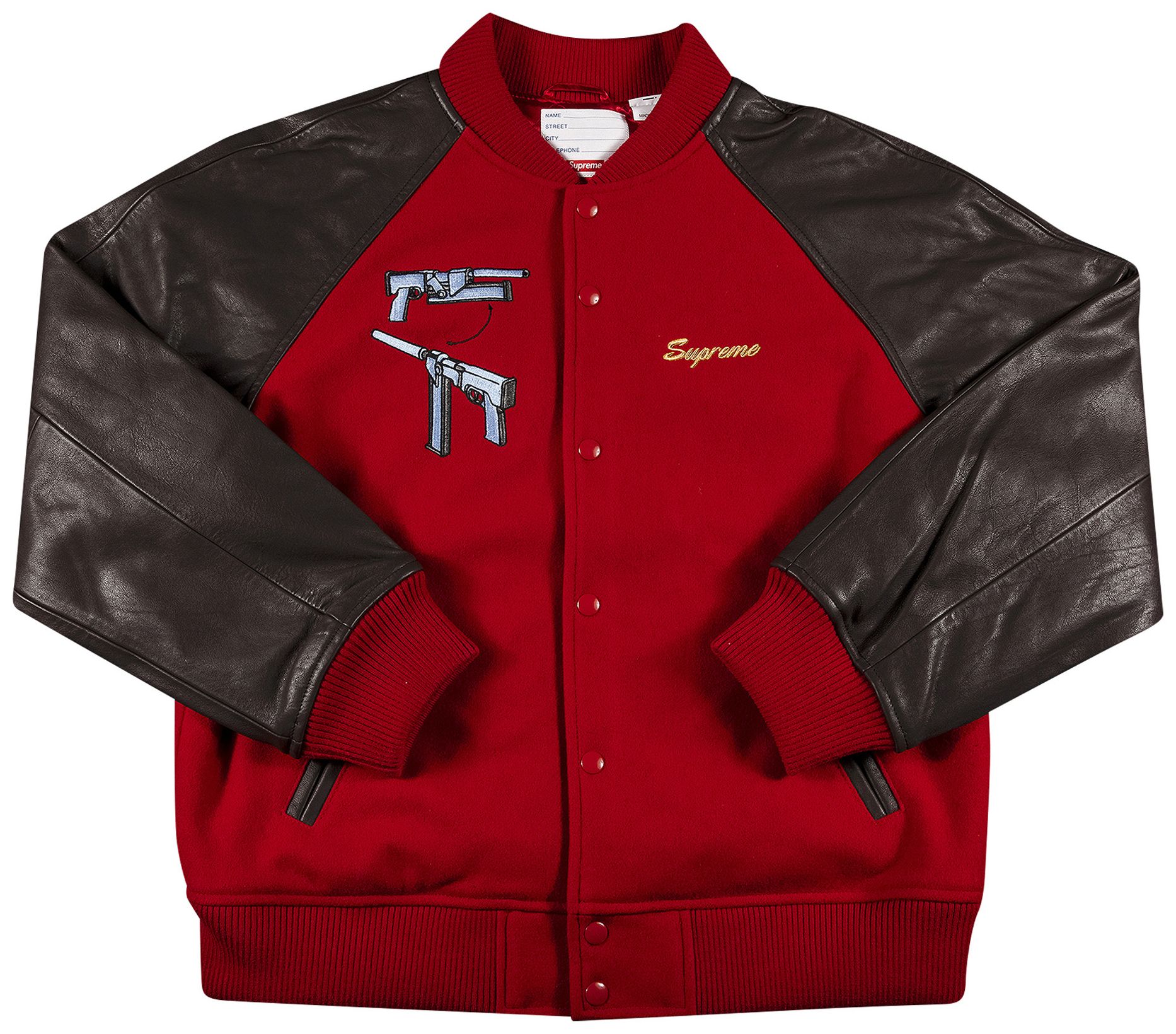 Buy Supreme Aeon Flux Varsity Jacket 'Red' - SS22J48 RED | GOAT