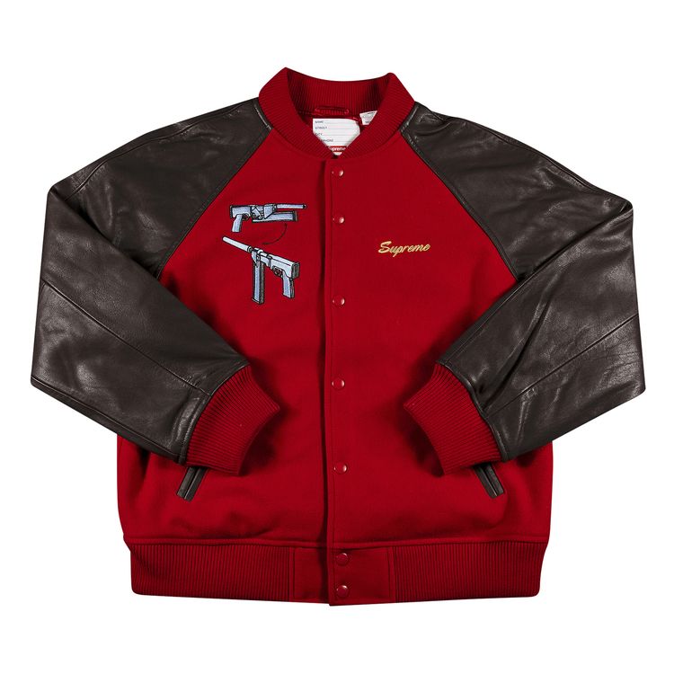 Buy Supreme Aeon Flux Varsity Jacket 'Red' - SS22J48 RED | GOAT