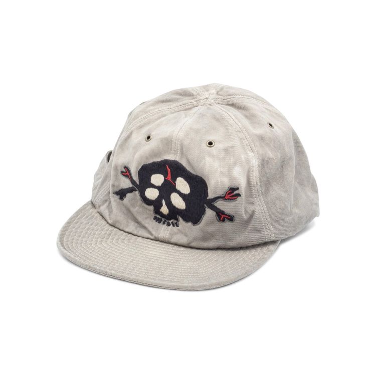 Buy Kapital Katsuragi Kola Cap (Rain Skull) 'Grey' - KR2202XH28 GREY | GOAT