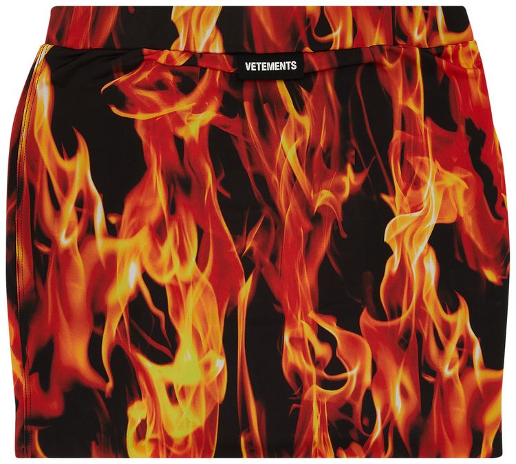 Buy Vetements Fire Mini Skirt 'Fire' - WE52SK220F FIRE | GOAT