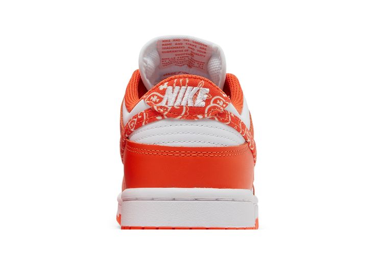 orange dunks size 4