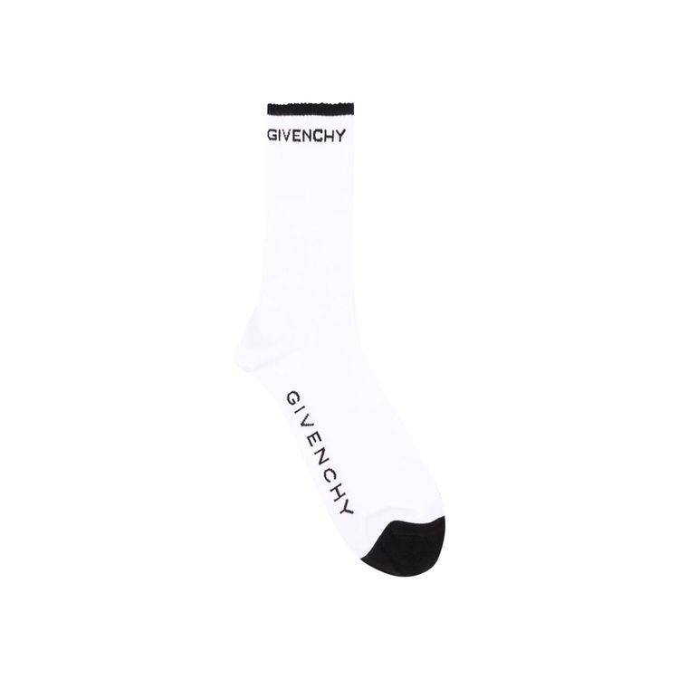 Buy Givenchy 4G Socks 'White/Black' - BMB02A4037 116 | GOAT