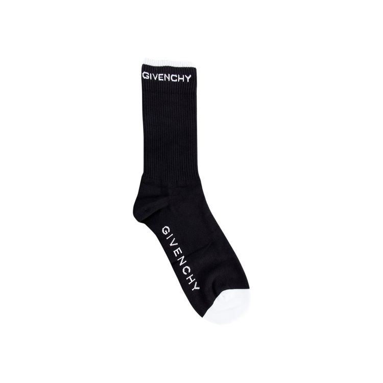 Buy Givenchy 4G Socks 'Black/White' - BMB02A4037 004 | GOAT