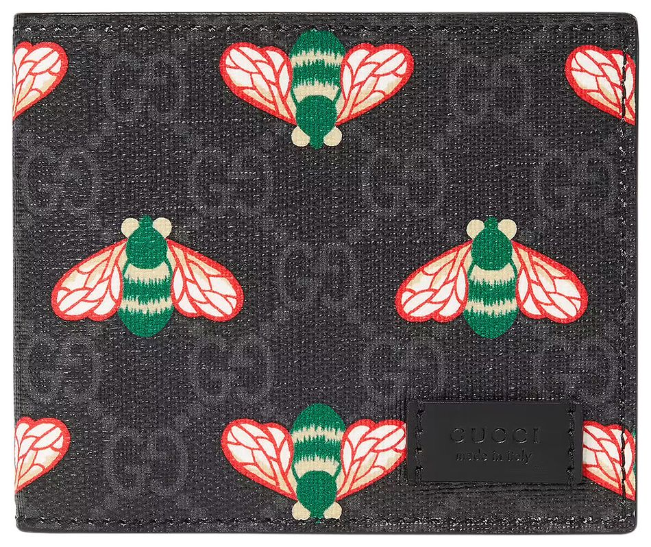 Buy Gucci Bestiary Wallet With Bees 'Black GG Supreme' - 451268 UIEAN ...