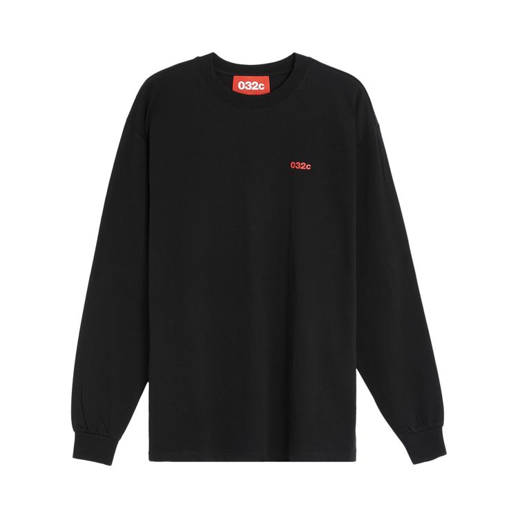Buy 032C Juice Long-Sleeve Tee 'Black' - SS22 C 1041 M BLAC | GOAT