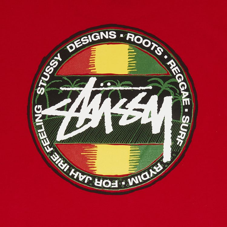 Buy Stussy Rasta Dot Tee 'Red' - 1903591 RED | GOAT