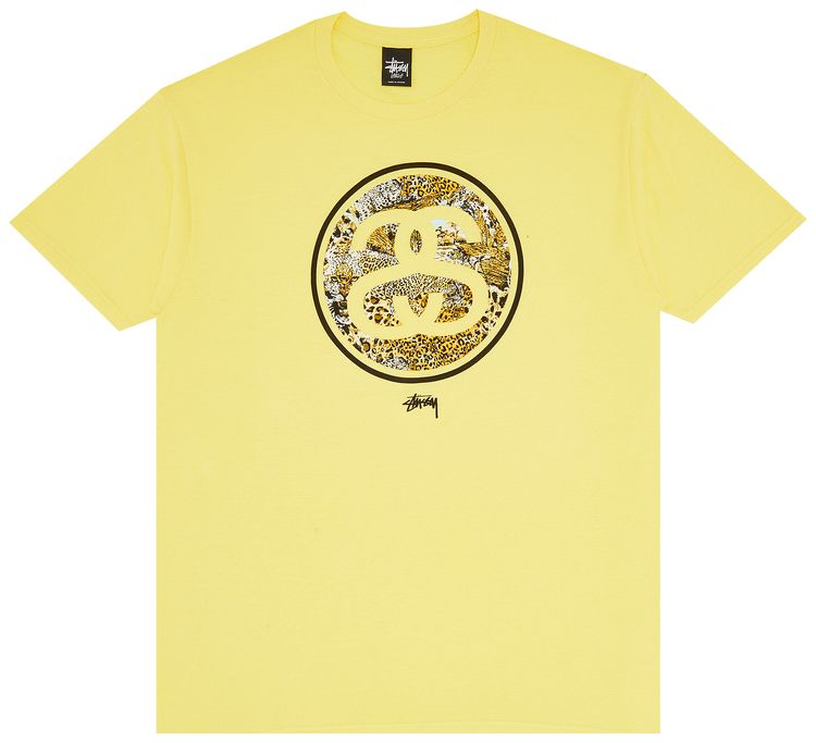 Buy Stussy Cheetah Link Tee 'Yellow' - 1903015 YELL | GOAT
