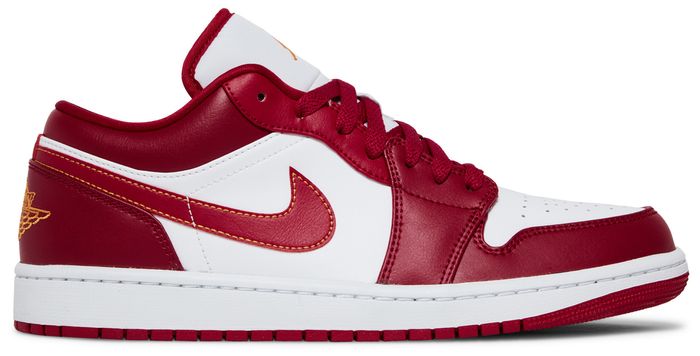 Buy Air Jordan 1 Low 'Cardinal Red' - 553558 607 | GOAT