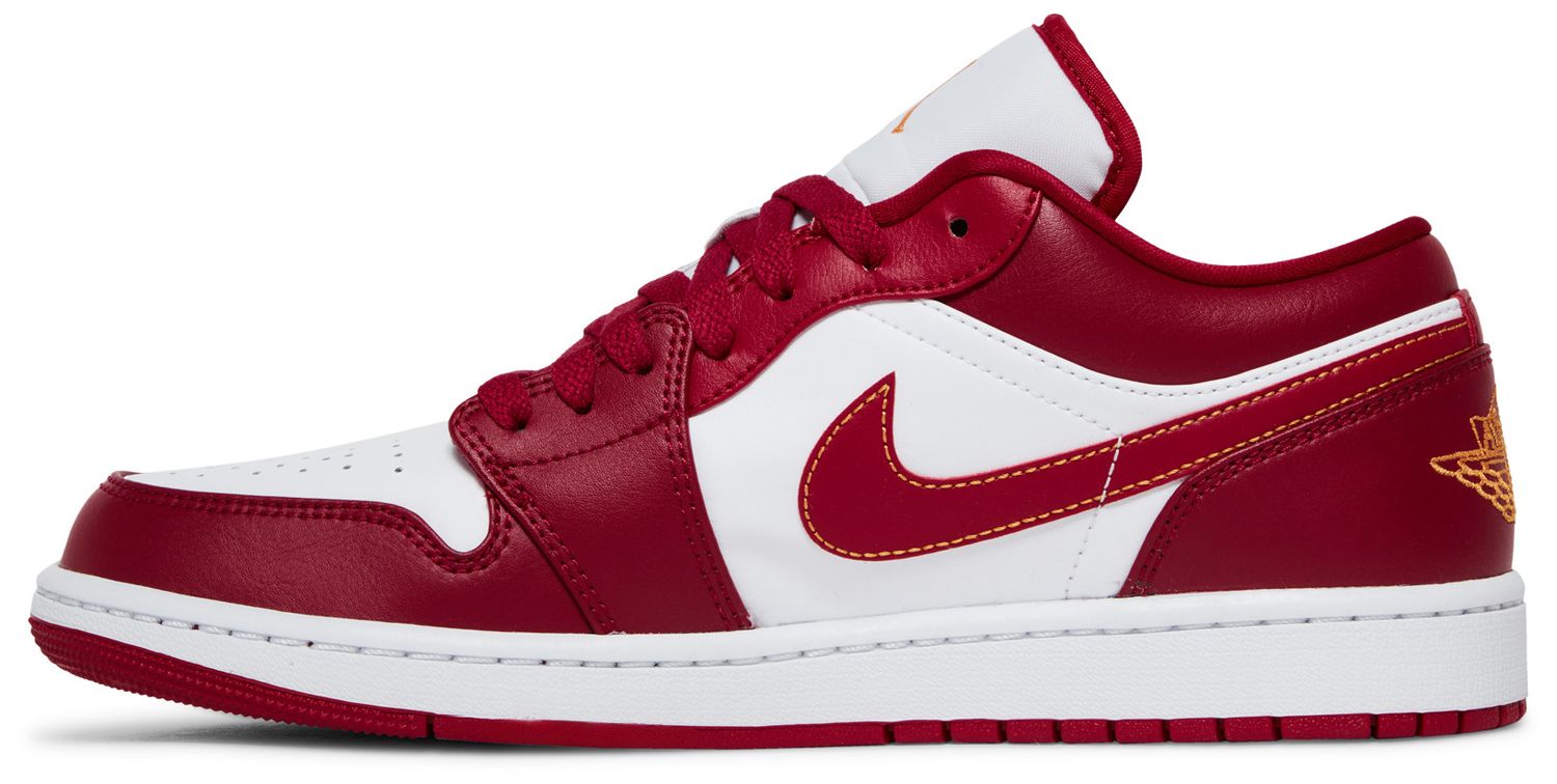 Buy Air Jordan 1 Low 'Cardinal Red' - 553558 607 | GOAT