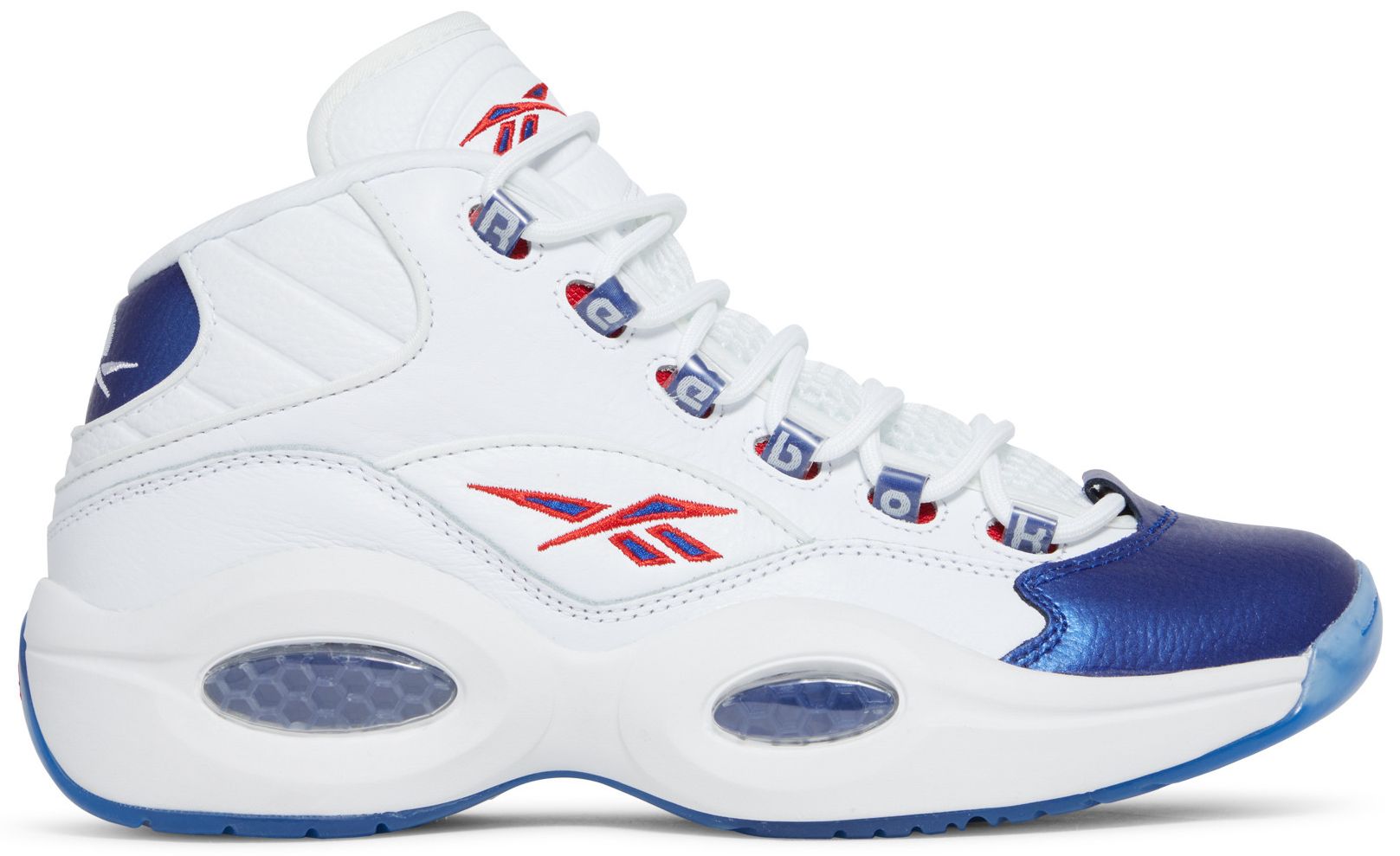 Buy Reebok Question Mid 'Blue Toe' 2022 - GX0227 | GOAT