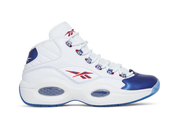 Buy Reebok Question Mid 'Blue Toe' 2022 - GX0227 | GOAT