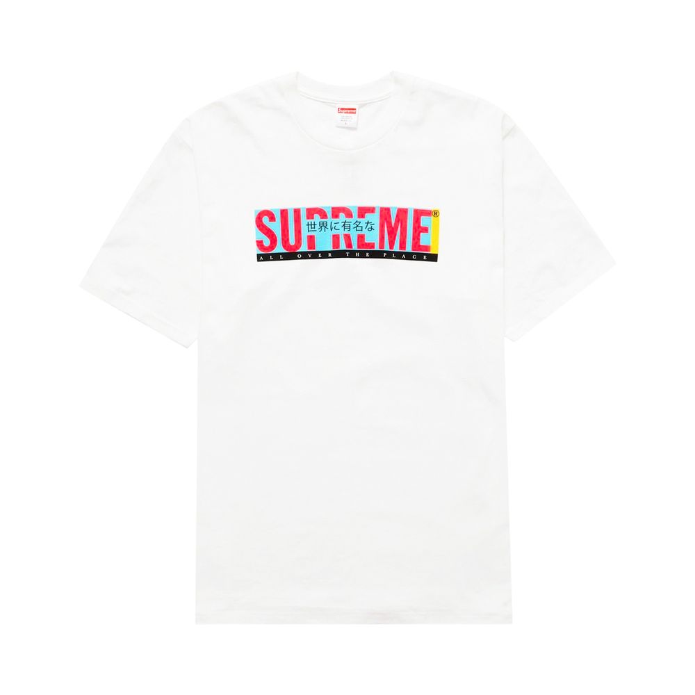 Buy Supreme All Over Tee 'White' - SS22T44 WHITE | GOAT
