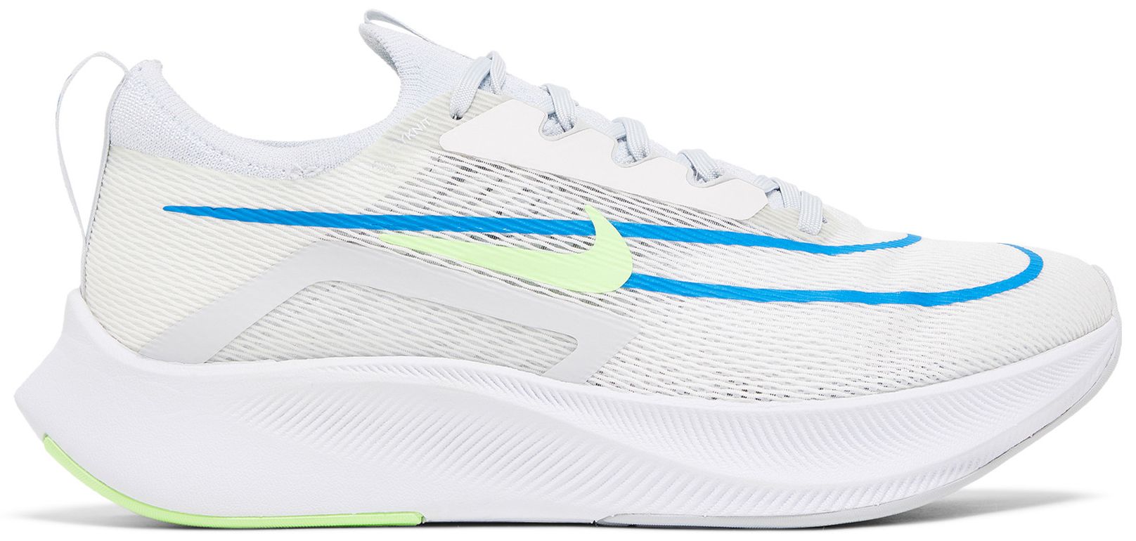 Buy Nike Zoom Fly 4 'White Imperial Blue Lime Glow' - CT2392 100 | GOAT