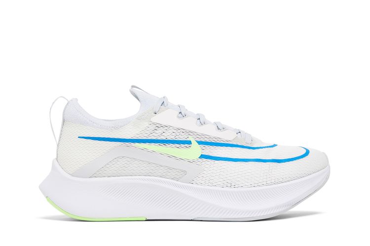 Buy Nike Zoom Fly 4 'White Imperial Blue Lime Glow' - CT2392 100 | GOAT