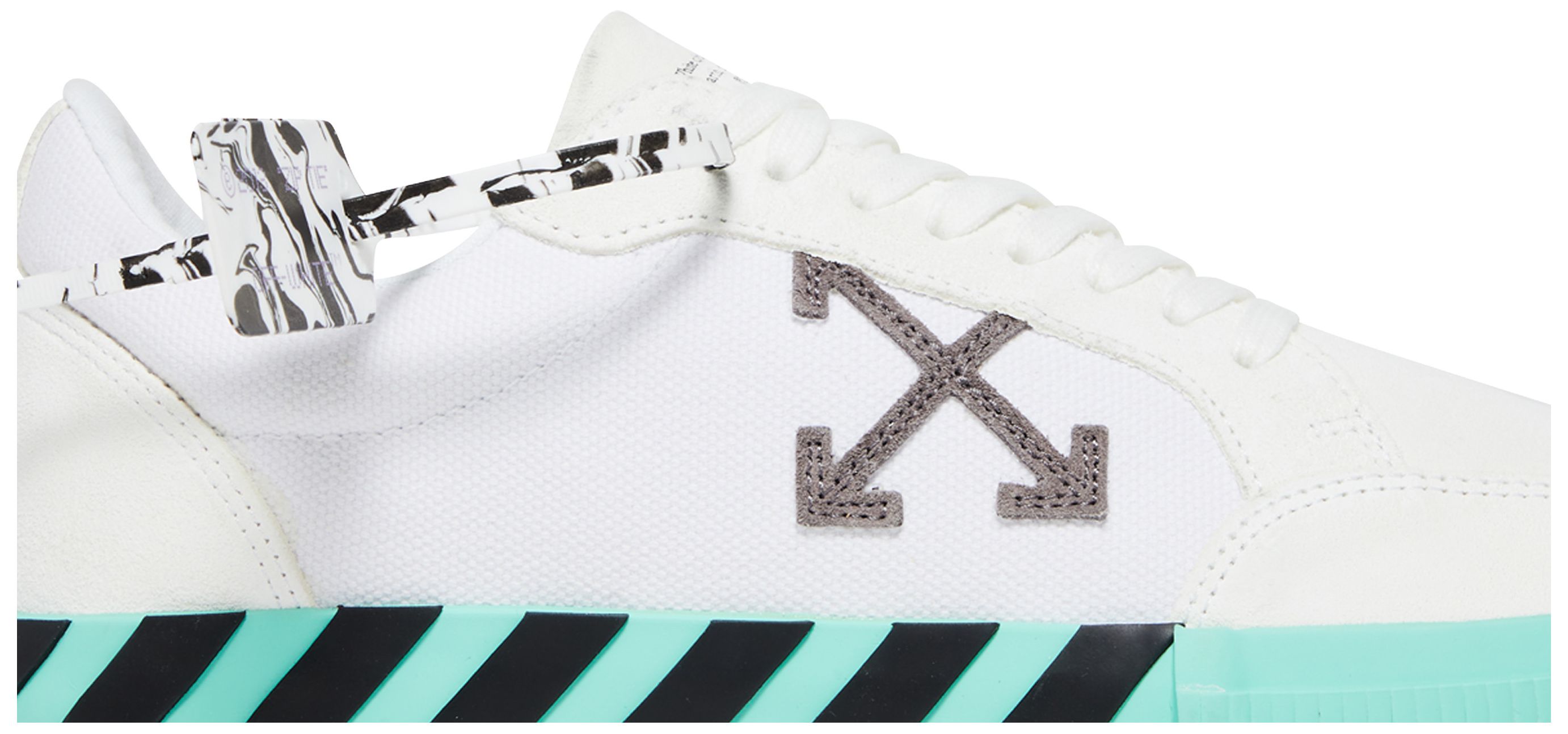 Buy Off-White Vulc Sneaker 'White Mint Green' - OMIA085F21LEA005 0109 ...