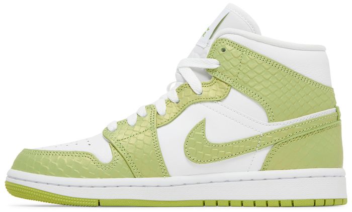 Buy Wmns Air Jordan 1 Mid SE 'Green Python' - DV2959 113 | GOAT